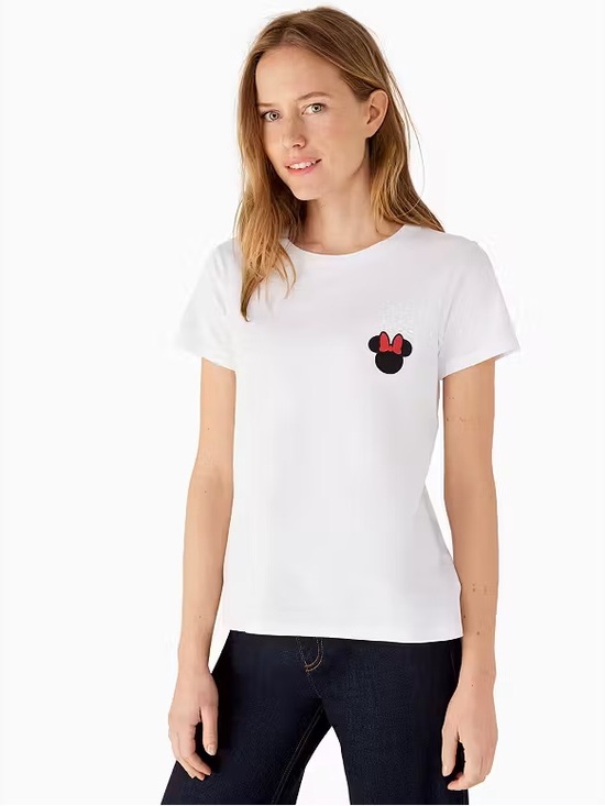 kate spade | Tops | Kate Spade Disney Minnie Patch Tee | Poshmark